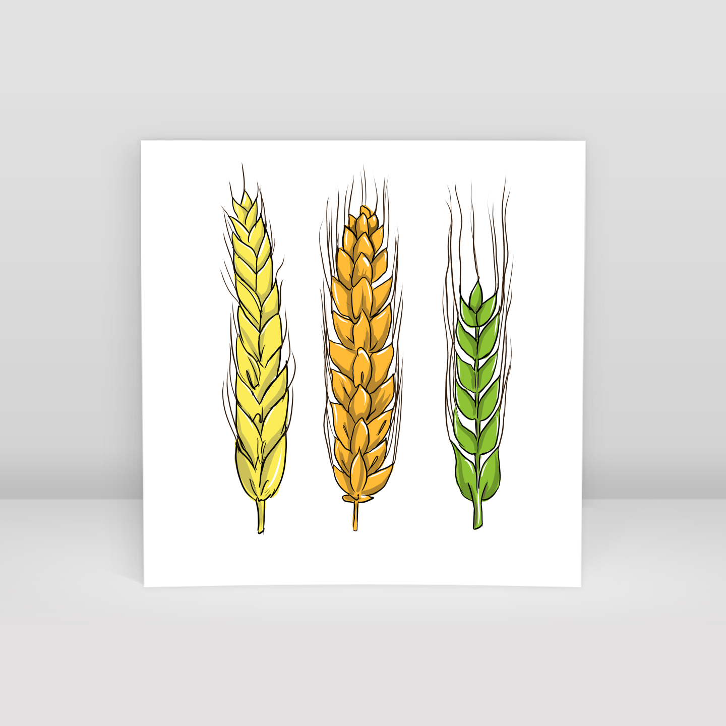 Wheat - Art Print – ArtZula