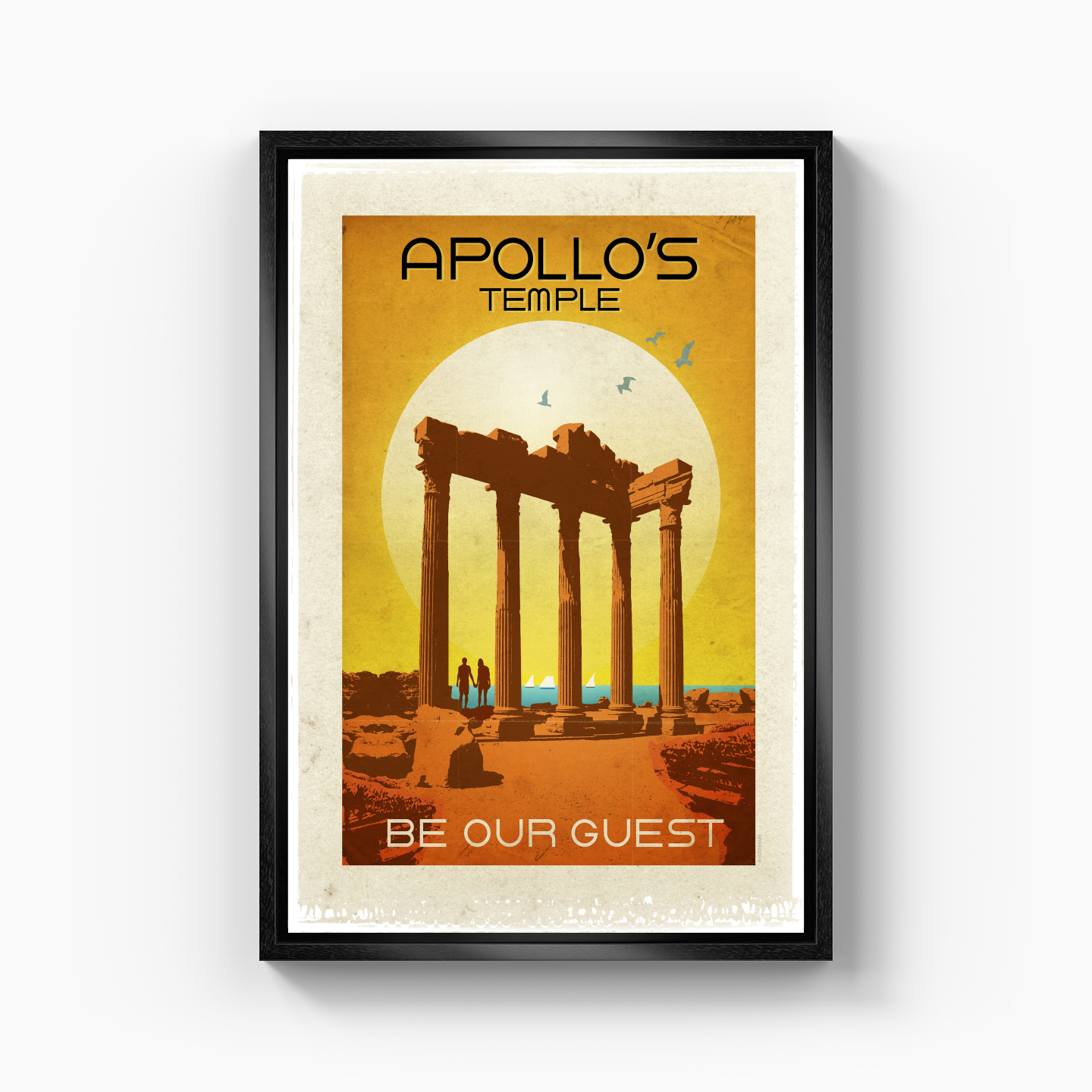 Temple of Apollo - Canvas Print – ArtZula