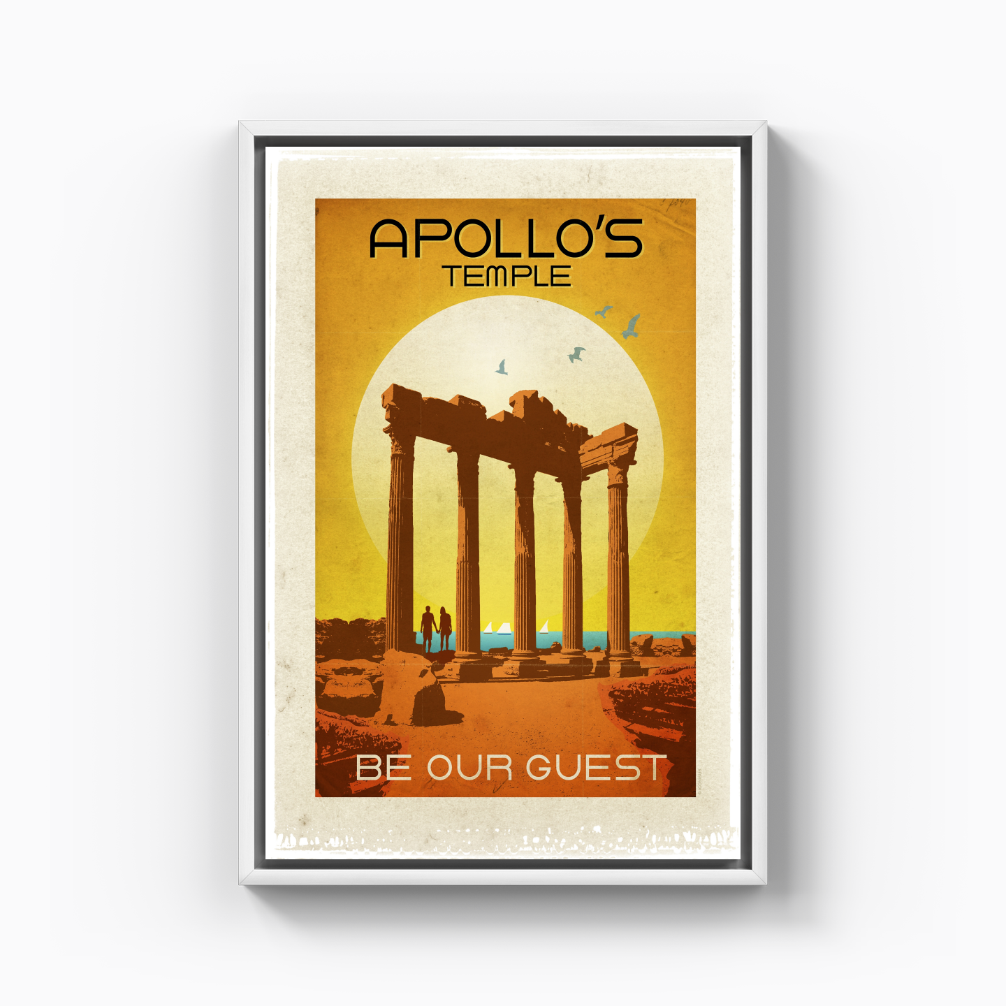 Temple of Apollo - Canvas Print – ArtZula