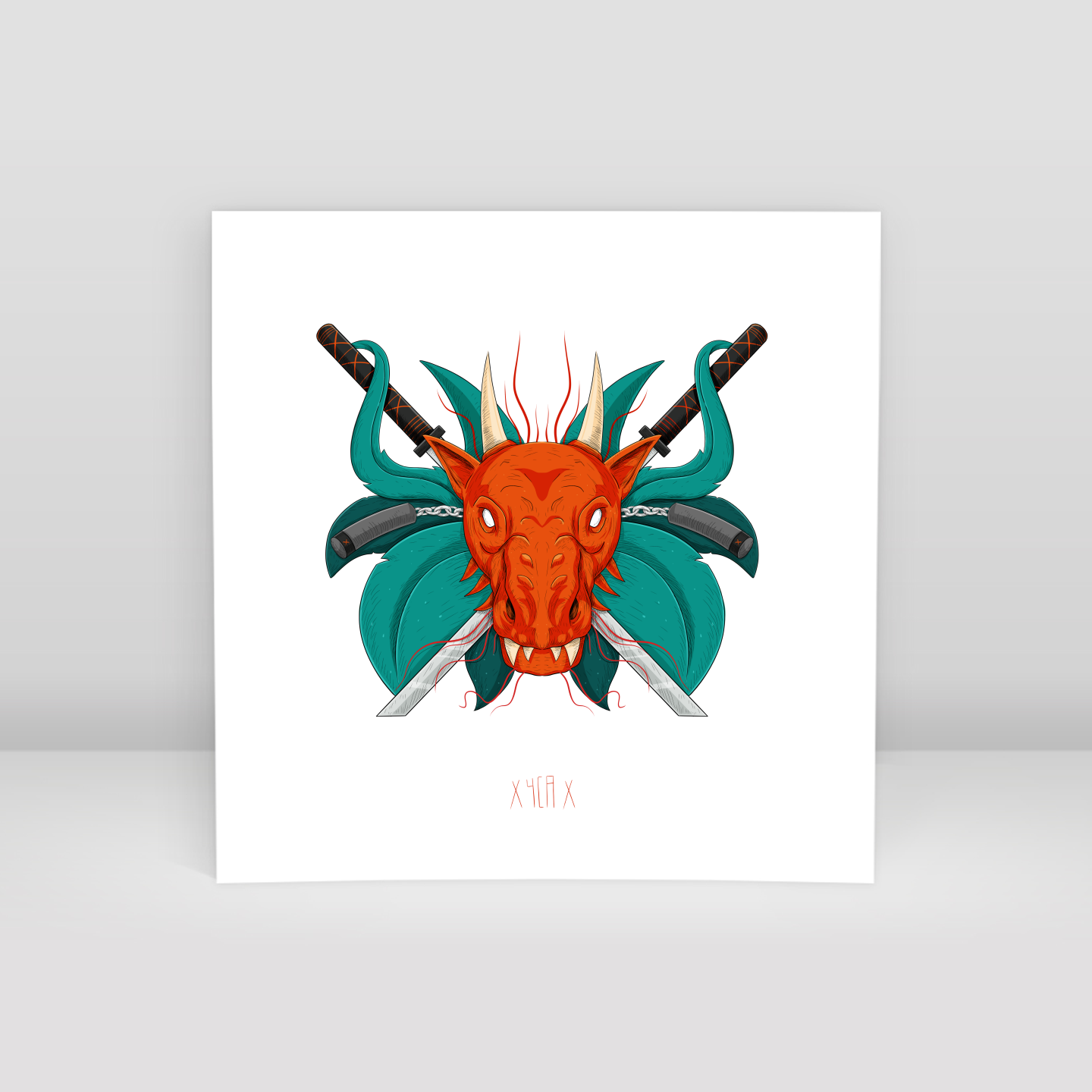 dragon illustration - Art Print – ArtZula