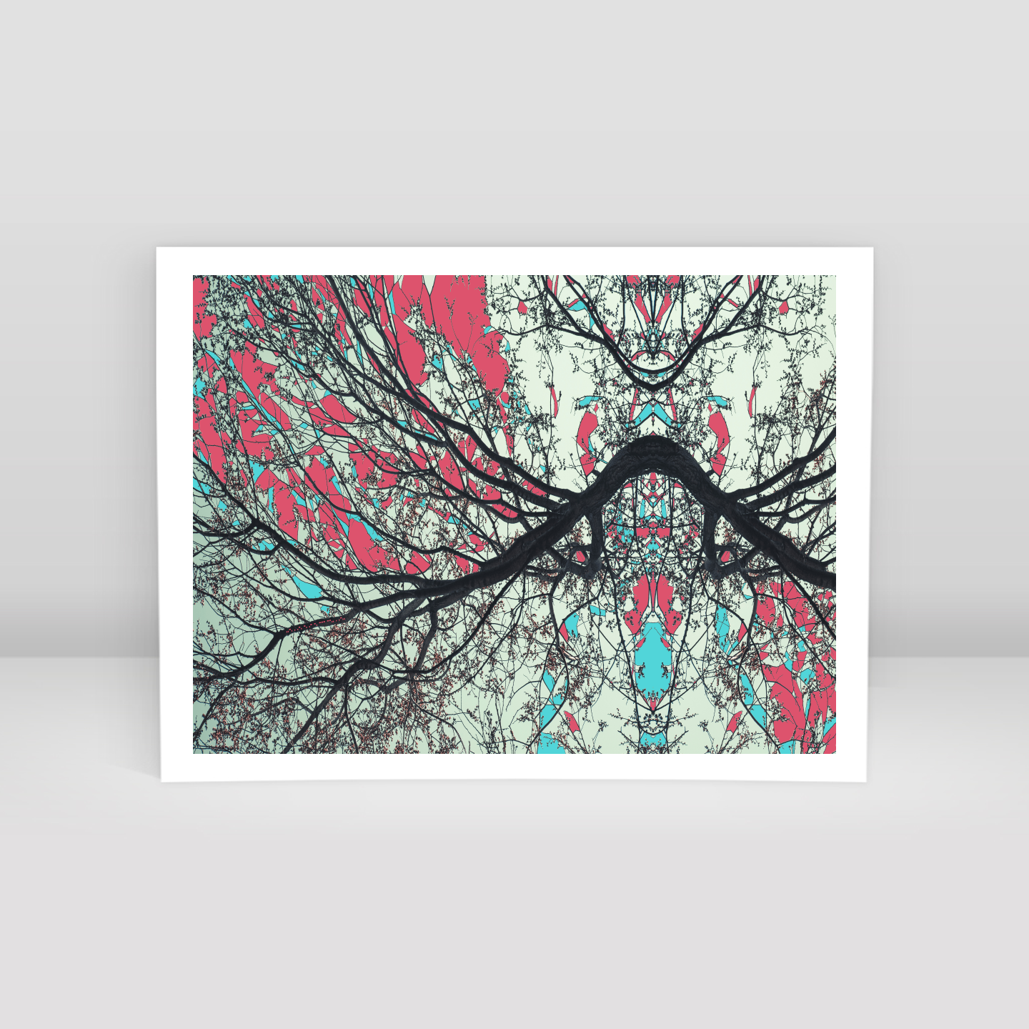 Symmetry Tree Branch Forest Expressionist Abstract Landscape No 05 - A ...
