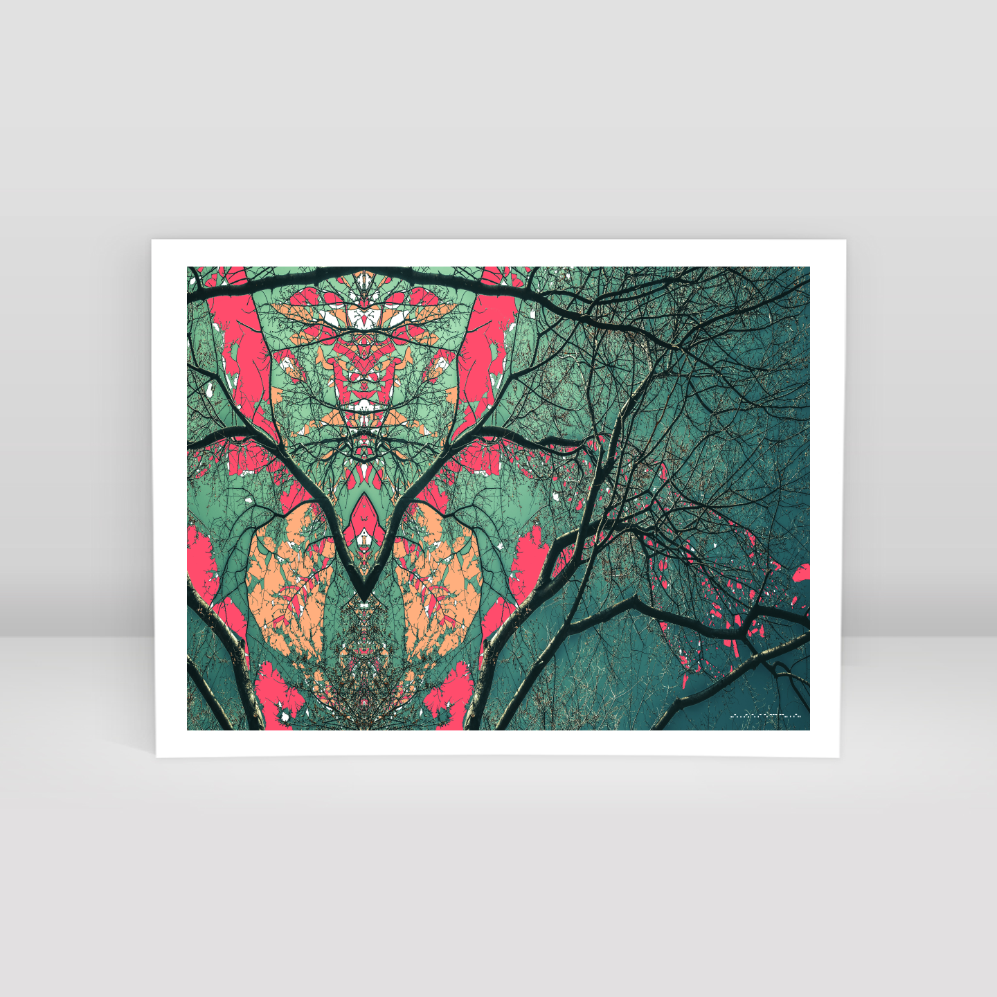 Symmetry Tree Branch Forest Expressionist Abstract Landscape No 07 - A ...