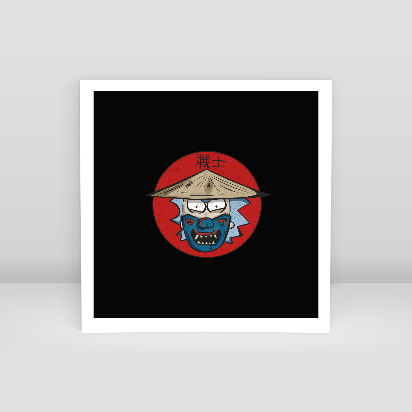 samurai rick - Art Print – ArtZula